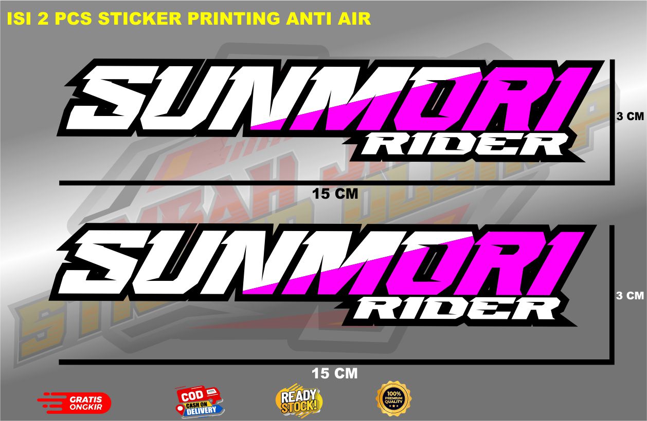 sticker sunmori racing motor viral | Lazada Indonesia