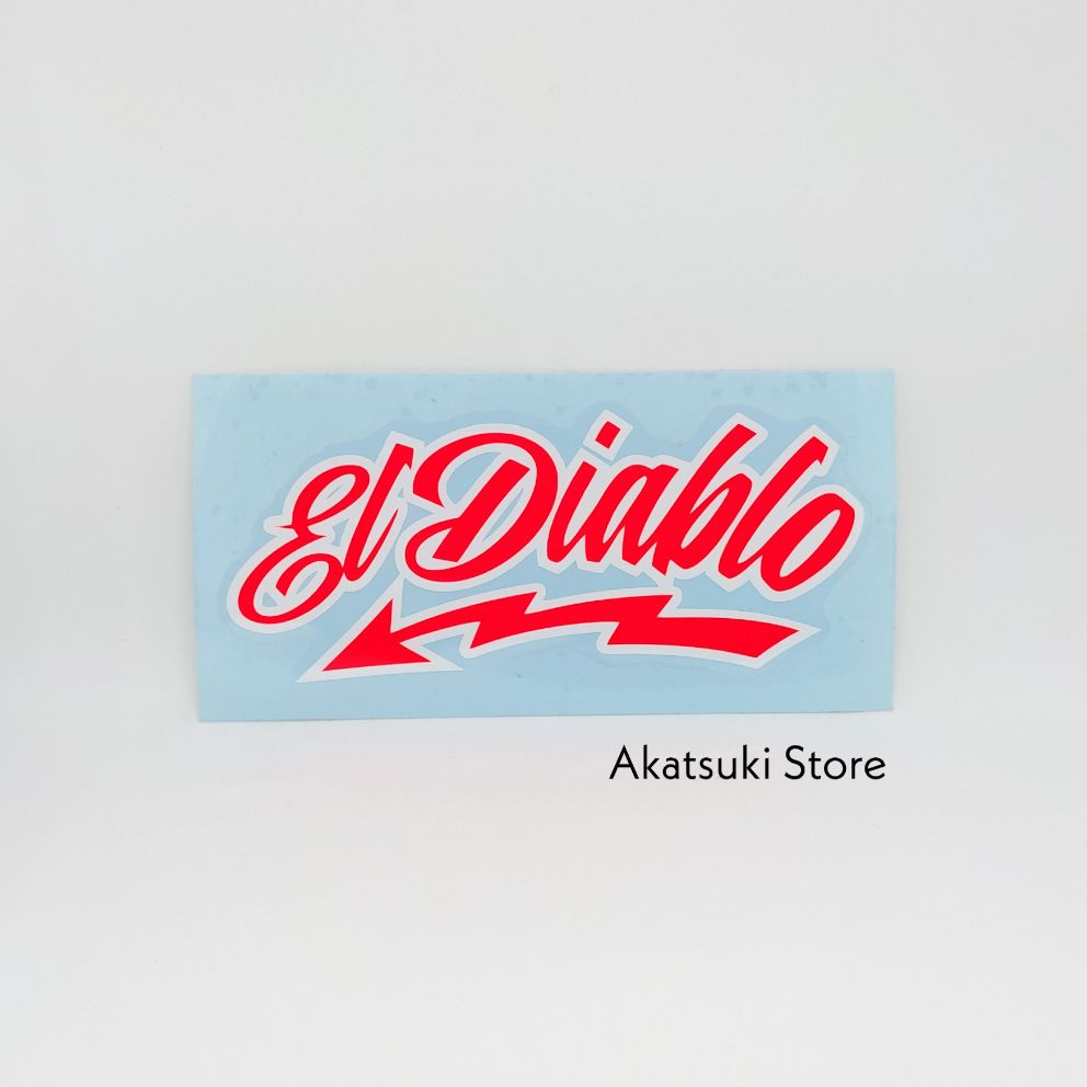 Sticker Stiker El Diablo Fabio Quartararo merah | Lazada Indonesia