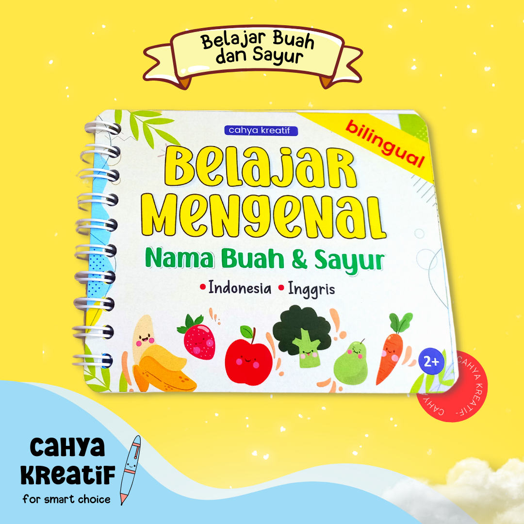 Flashcard sayur dan buah | Mengenal sayur dan buah | Buku Paud | Lazada ...