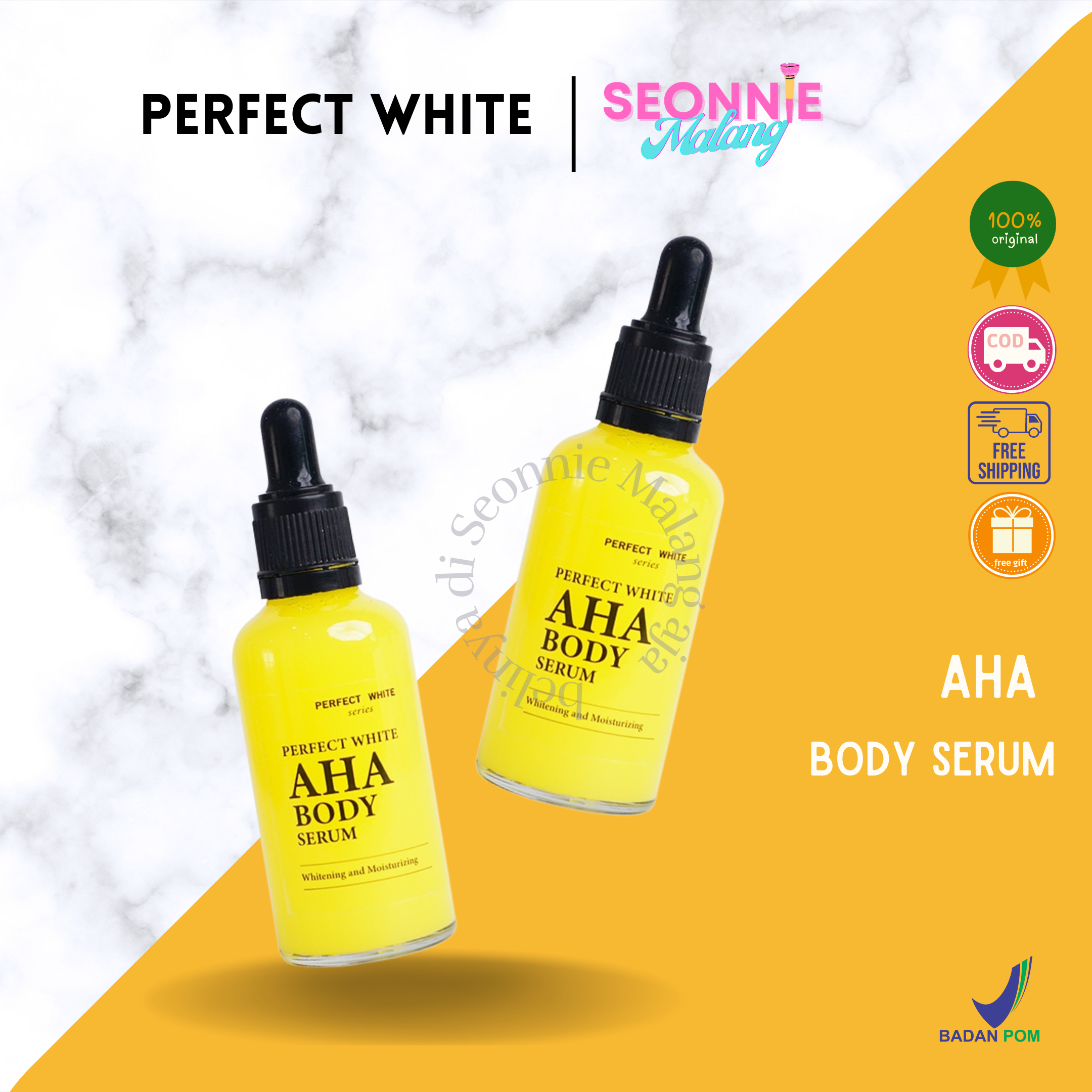 PERFECT WHITE AHA Body Serum viral | Lazada Indonesia
