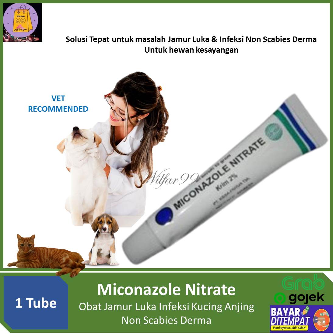 Obat Jamur Kucing/Salep Luka Jamur/Obat Scabies Kucing Kitten Anjing ...