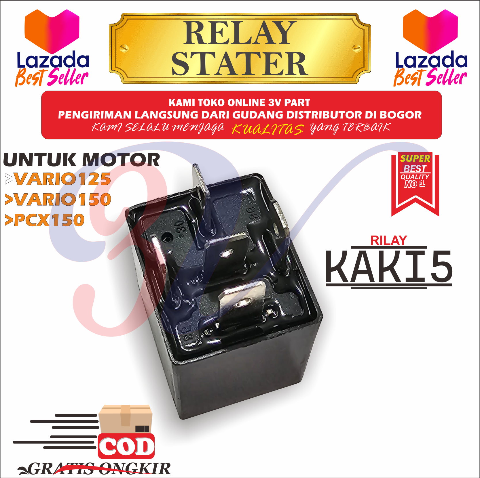 RELAY STATER KAKI 5 VARIO 125/VARIO 150/PCX 150 | Lazada Indonesia