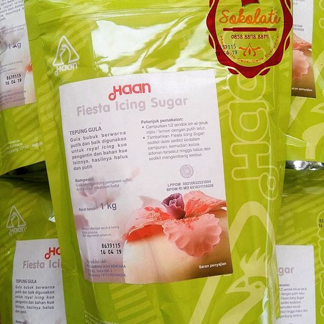 Haan Fiesta Icing Sugar 1kg | Lazada Indonesia