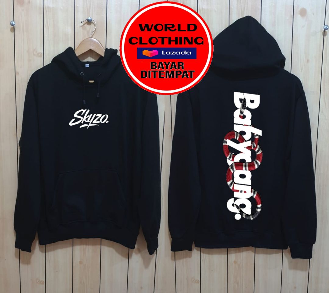 NEW HOODIE BABYGANG ULAR LURUS SKYZO//DISTRO PREMIUM | Lazada Indonesia