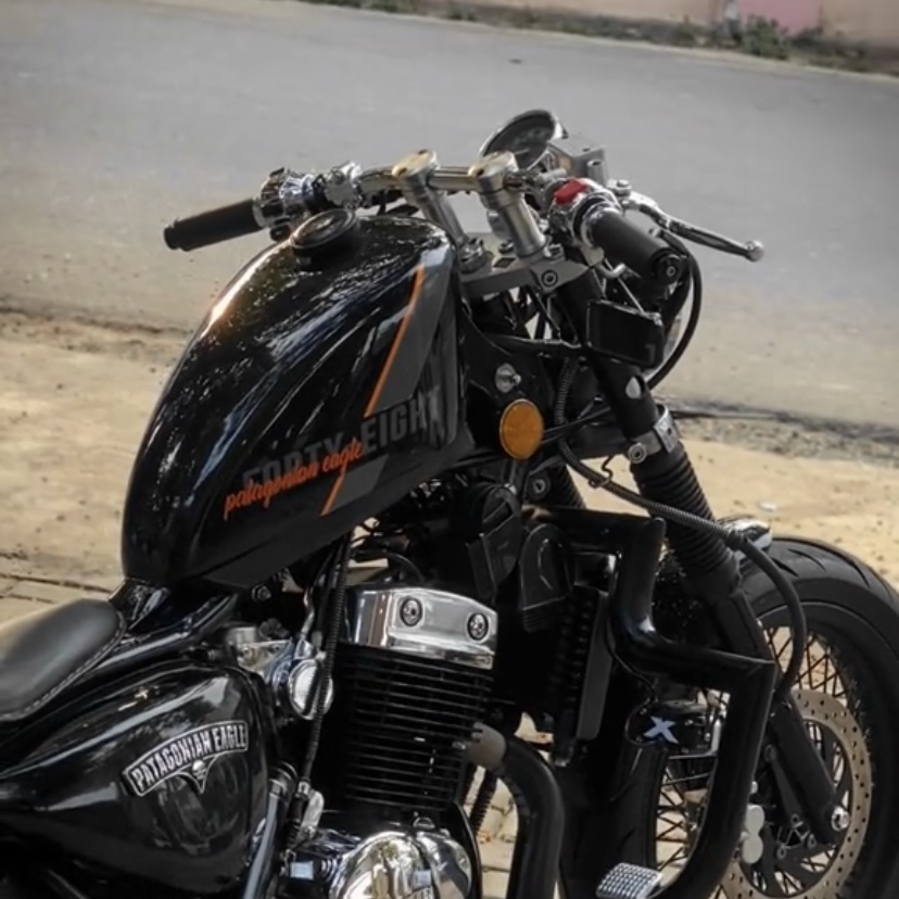 STANG BOBBER DRAGBAR CROM BENELLI PE250 HARLEY SPORTSTER TEBAL 2MM ...