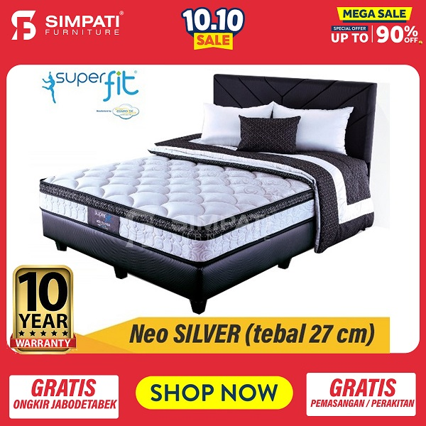 Comforta Super Fit neo Silver 120x200 Hanya Kasur Tanpa Divan/Sandaran ...