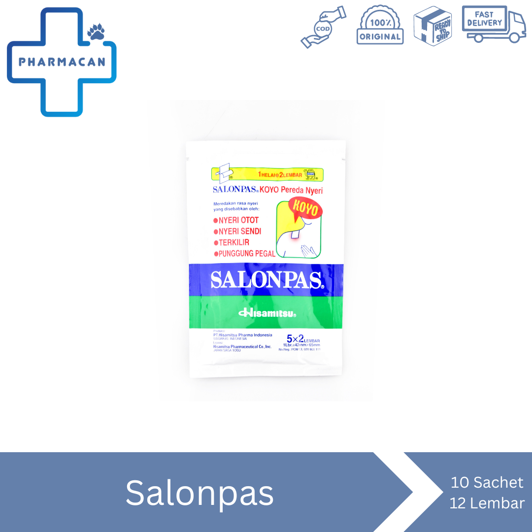 Salonpas Koyo 12 Lembar | Plester Pereda Nyeri dan Pegal - Koyo Panas ...