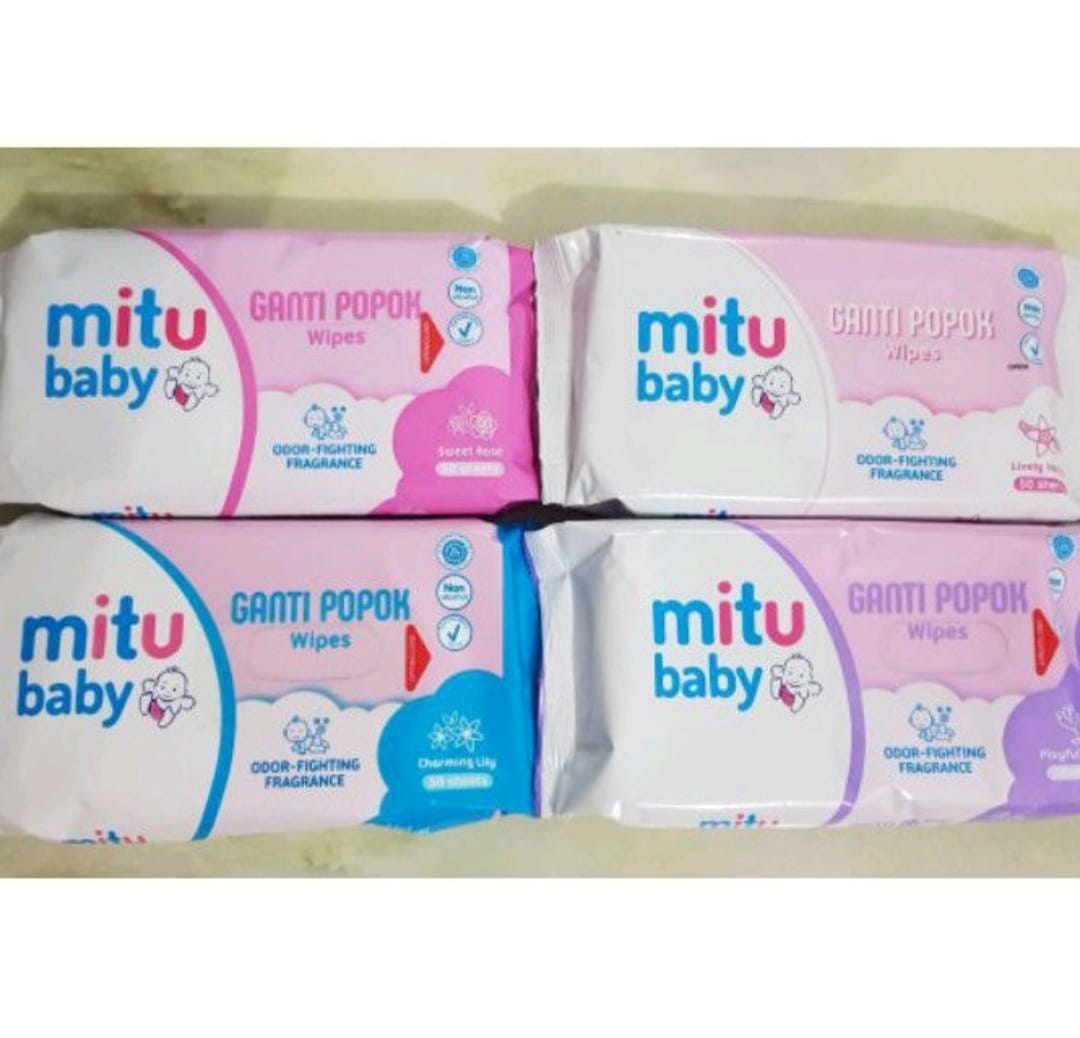 Mitu Baby Wipes 50 sheets / Tissue Basah Mitu | Lazada Indonesia