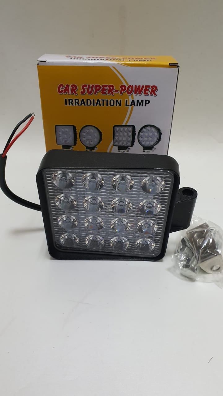 Lampu Work Led Truk Alat Berat Fork Lift 16 Mata 48 Watt | Lazada Indonesia