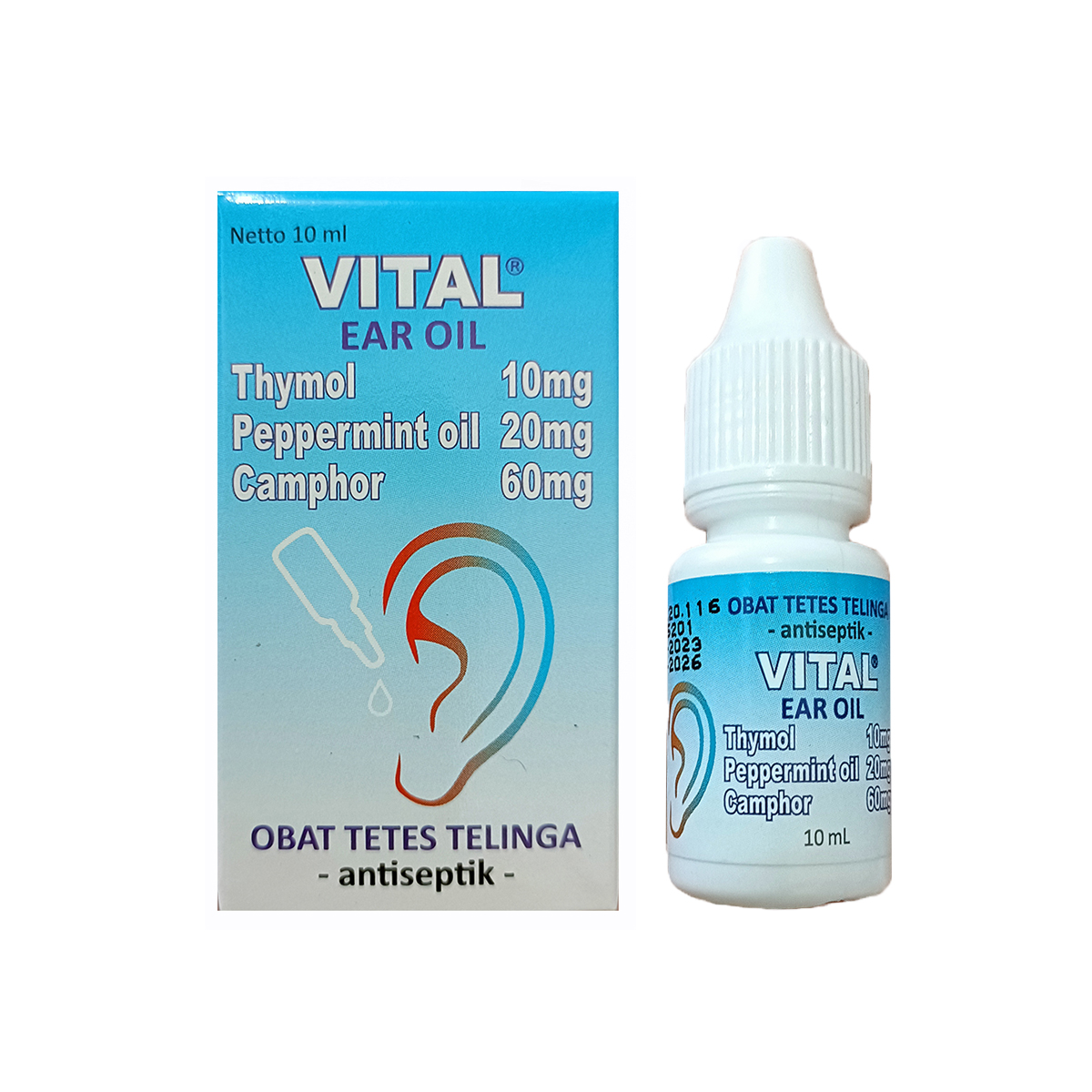 Vital Ear Oil Isi 10 mL Obat Tetes Telinga | Lazada Indonesia
