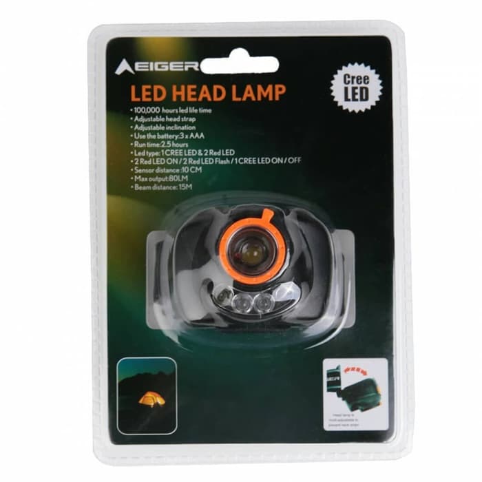 Headlamp Eiger Apollo (910003285) | Lazada Indonesia