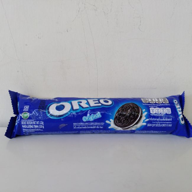 Oreo Biskuit Sandwich Coklat 133 gram | Lazada Indonesia