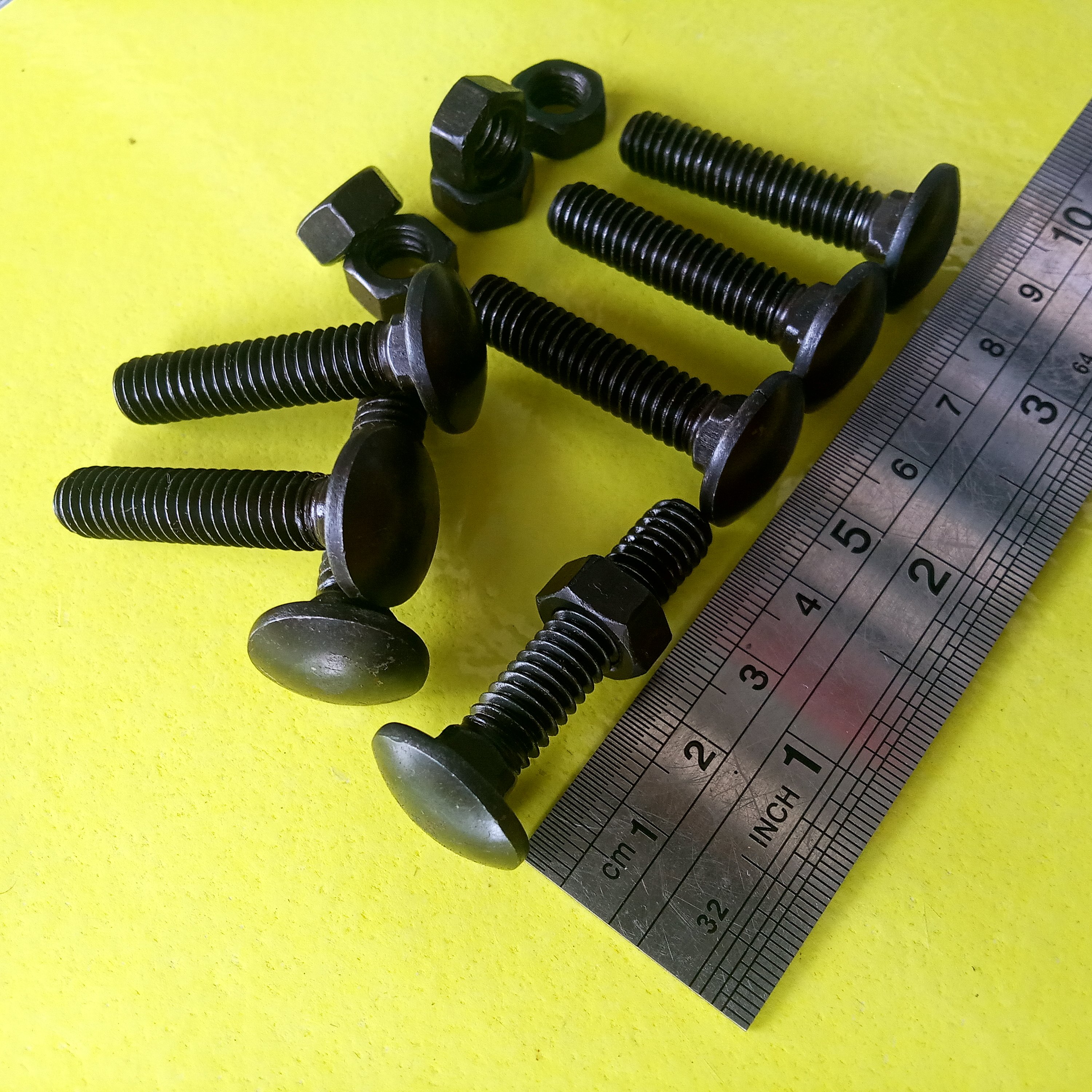 (1dus 225 pcs) BAUT MUR CB 5.16 x 1 1/2 INCH / PANJANG 4CM / BEMPER ...