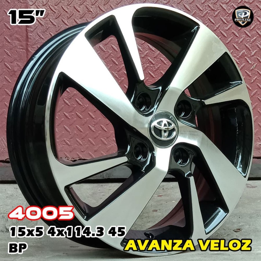 Velg Mobil Avanza Veloz Xenia 4005 Ring 15 | Lazada Indonesia