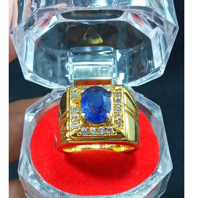 Batu Blue Safir Asli Dan Palsu