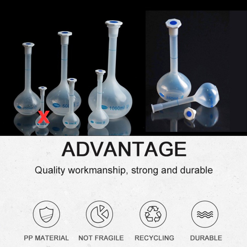 Gelas Ukur Labu Volumetrik /Labu Ukur / Labu Takar / Volumetric Flask ...