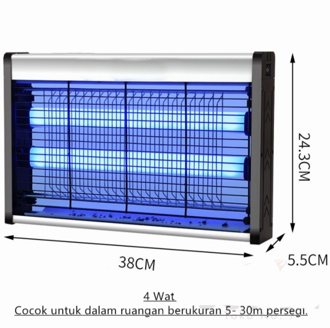 Insect Killer Perangkap Nyamuk Lalat Lampu UV 4 Watt / Insect Killer ...