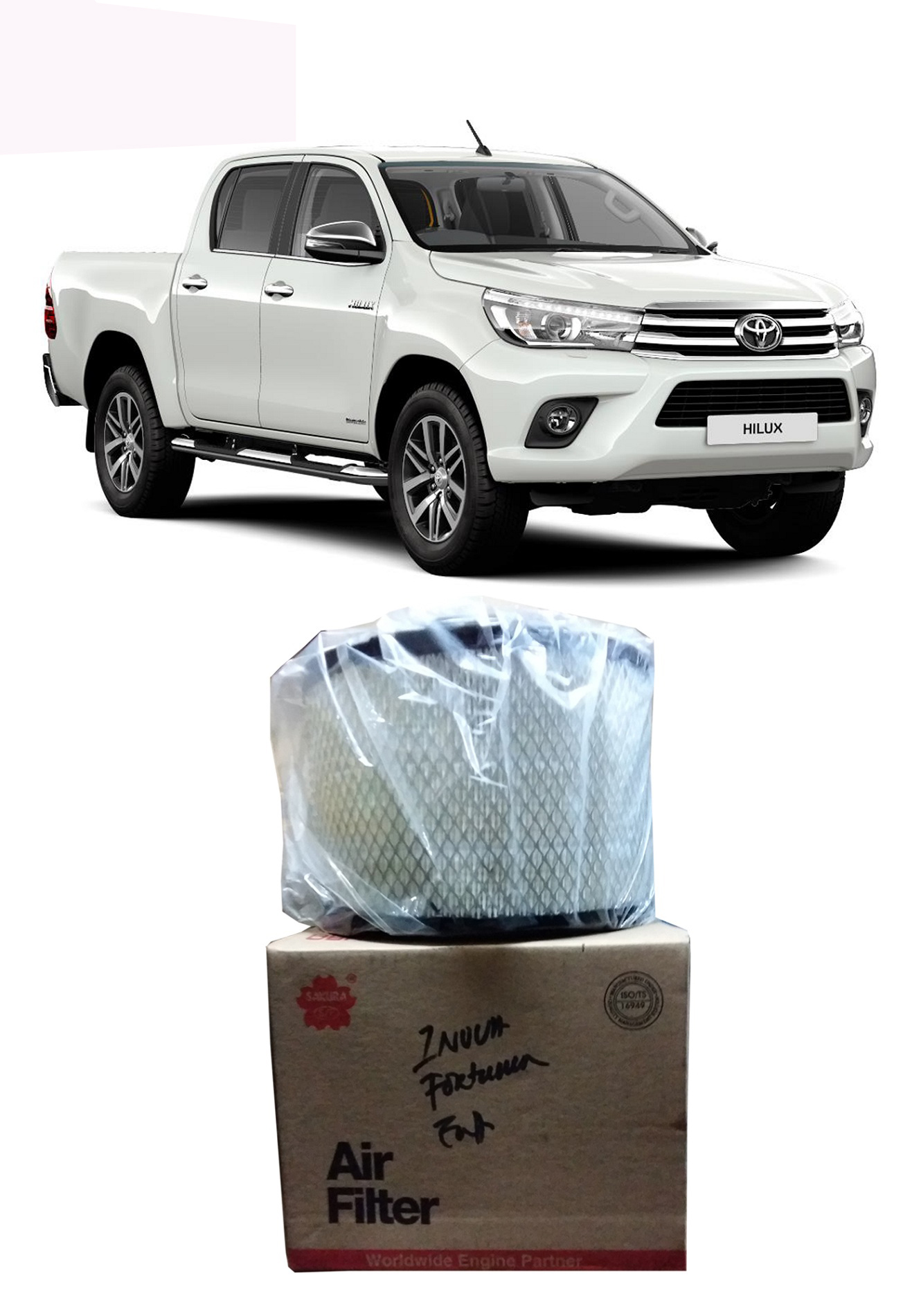 Filter Udara TOYOTA HILUX - Filter Hawa / Air Filter SAKURA A-5903 ...