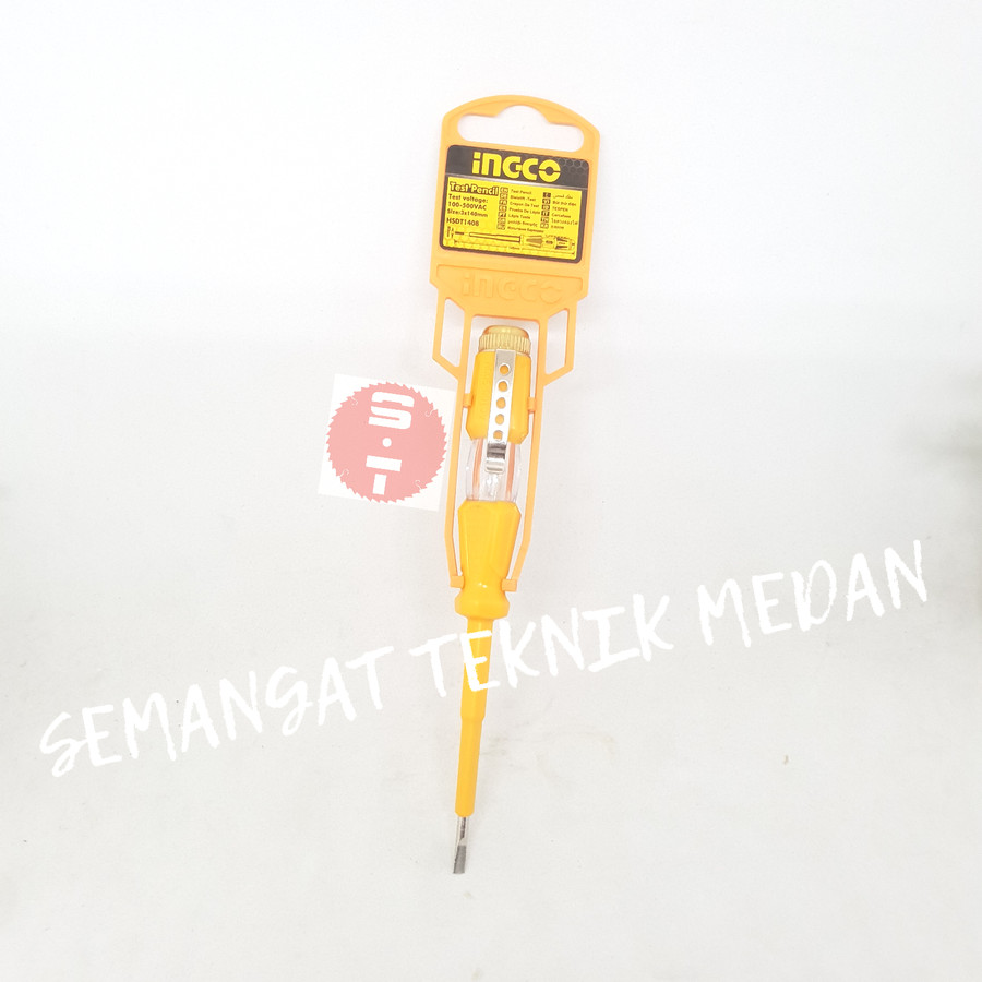 TEST TES PEN TESPEN LISTRIK AC 100 - 500V 500 Volt INGCO - Orange ...