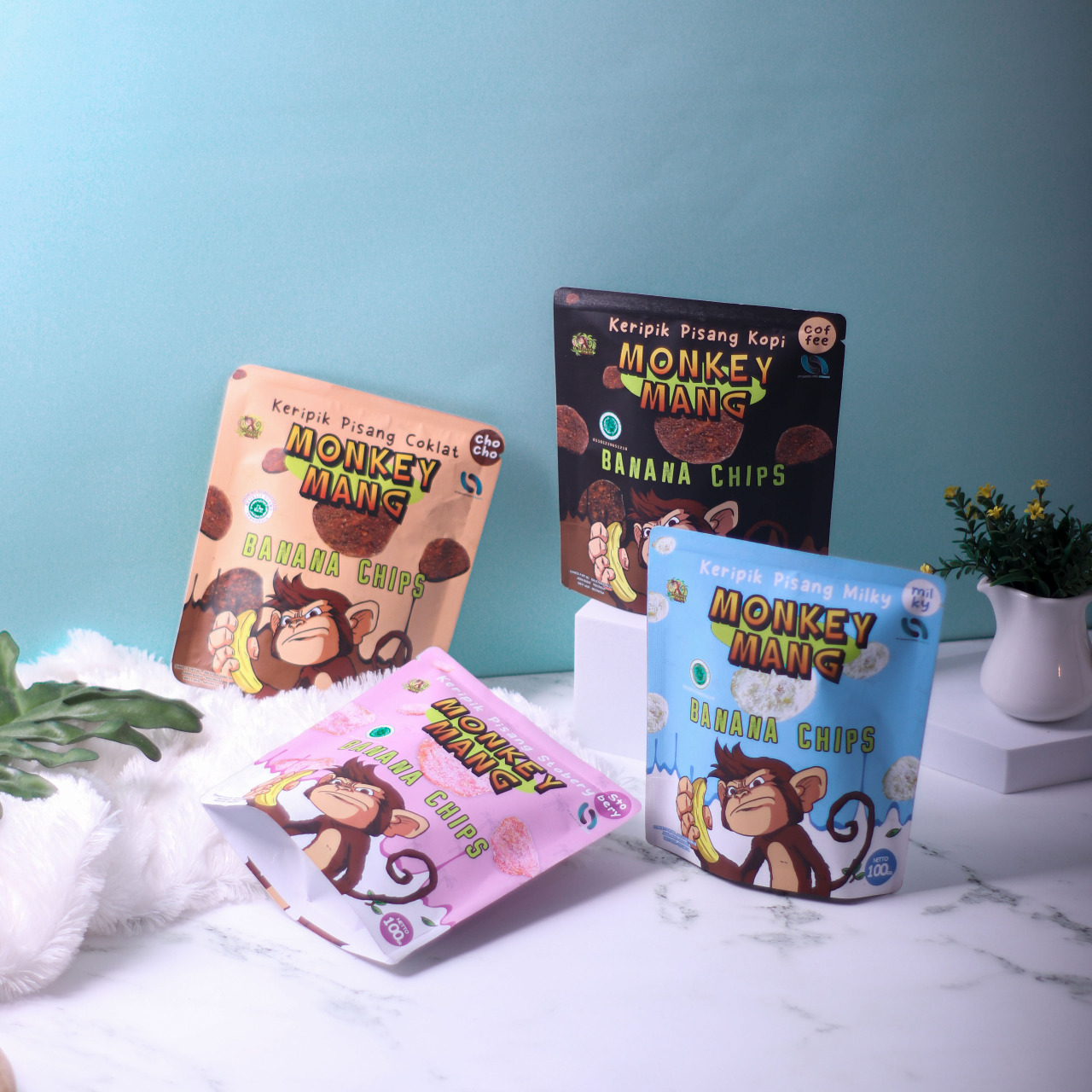 Keripik Pisang Monkey Mang Si Umang | Lazada Indonesia