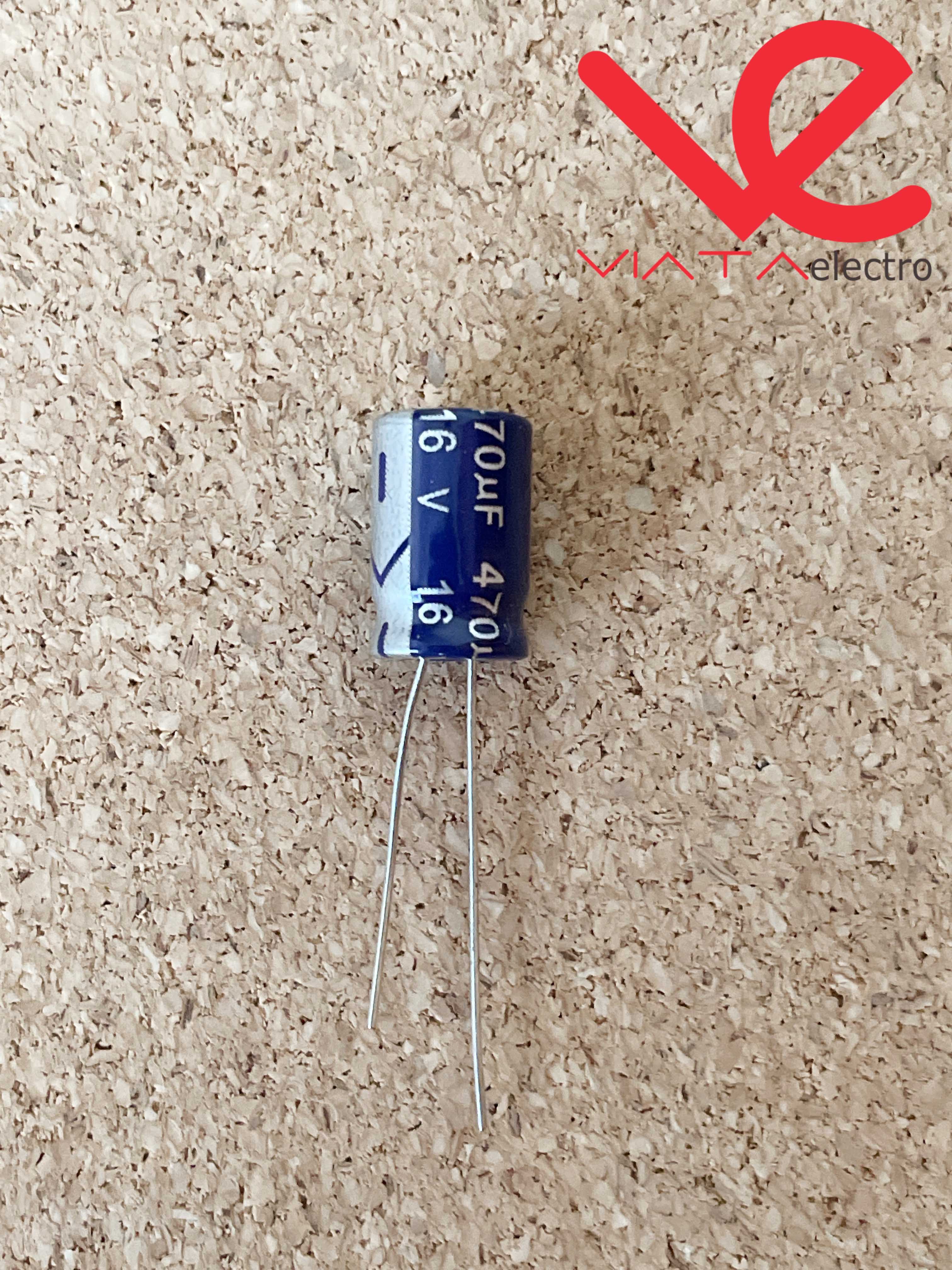 KAPASITOR ELCO 470UF 16V (10 BUAH) KAPASITOR CAPACITOR ELKO KAPASITOR ...