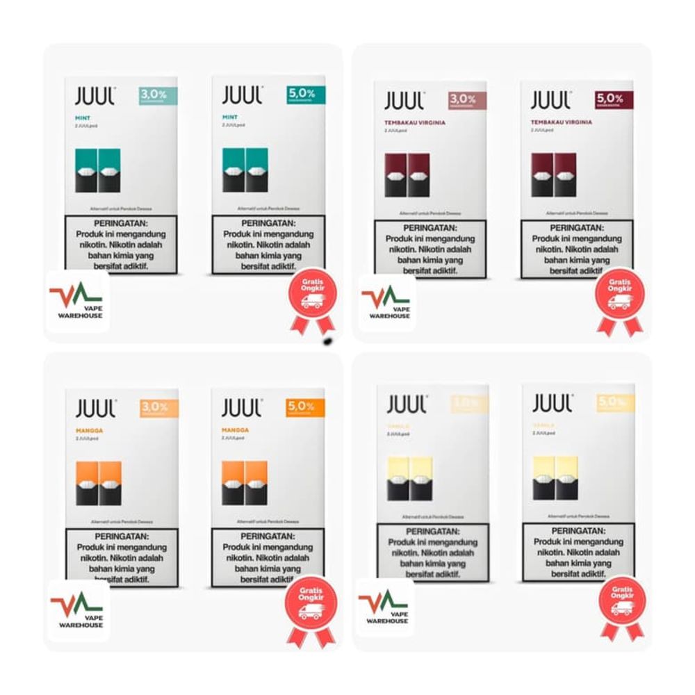 JuuL Pods ( 8 Pack / 1 Slop / isi 16 Pod ) Original | Lazada Indonesia