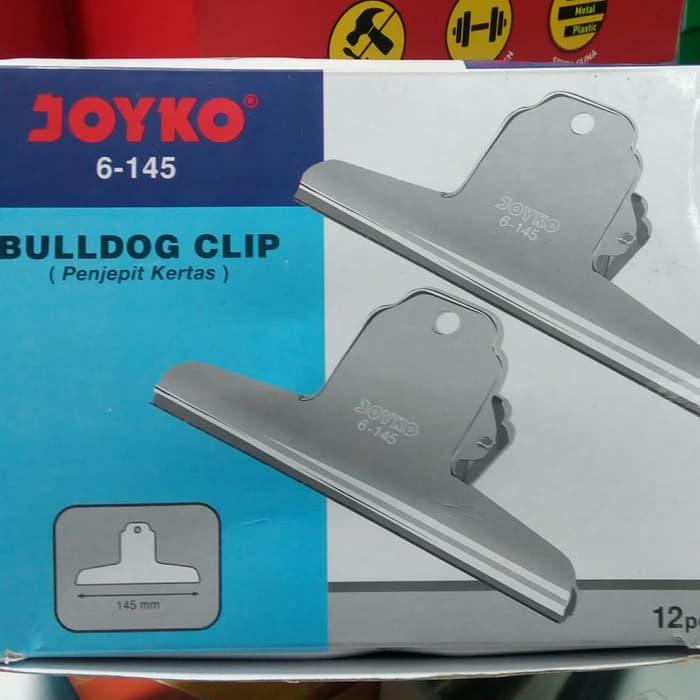 BULLDOG CLIP JOYKO 6-145 (6") KLIP PENJEPIT JEPITAN KERTAS JUMBO BESAR ...