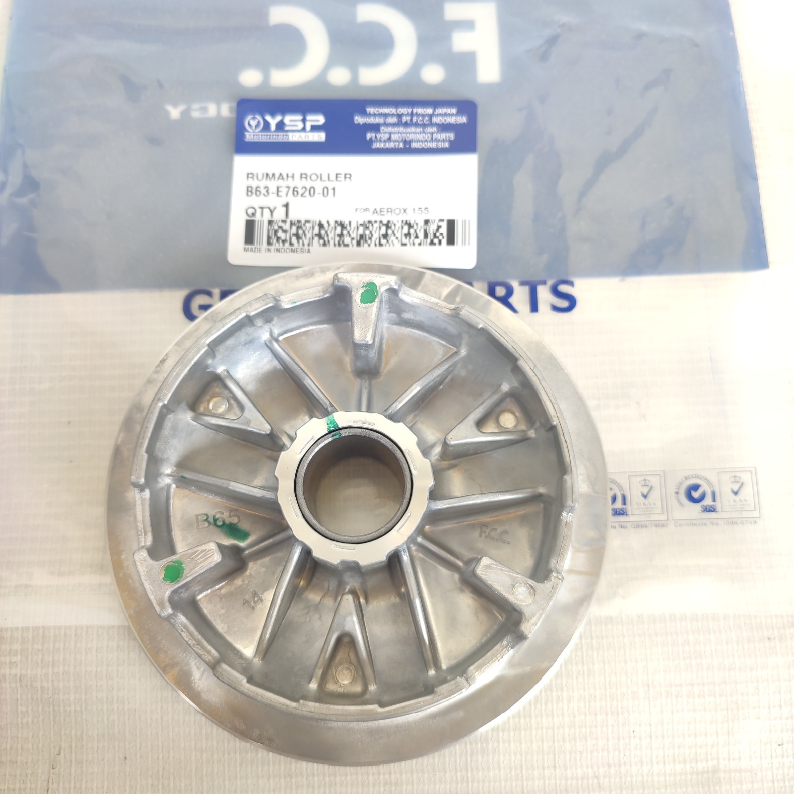 RUMAH ROLLER ONLY AEROX FCC B63-E7620-01 (KUALITAS ORIGINAL) | Lazada ...