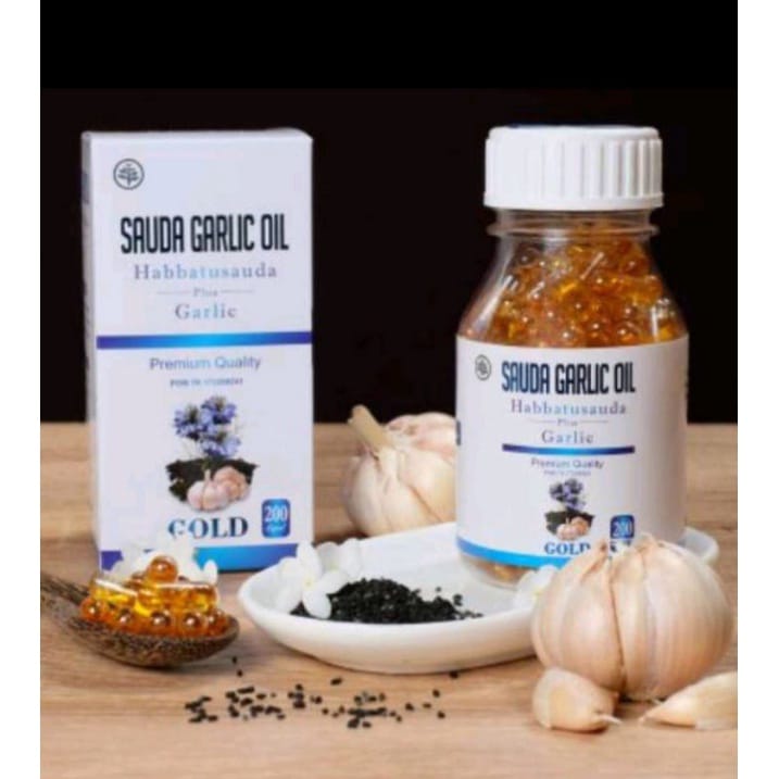 ORIGINAL HABBATUSAUDA SAUDA GARLIC OIL II HABA GARLIC OIL (kemasan baru ...