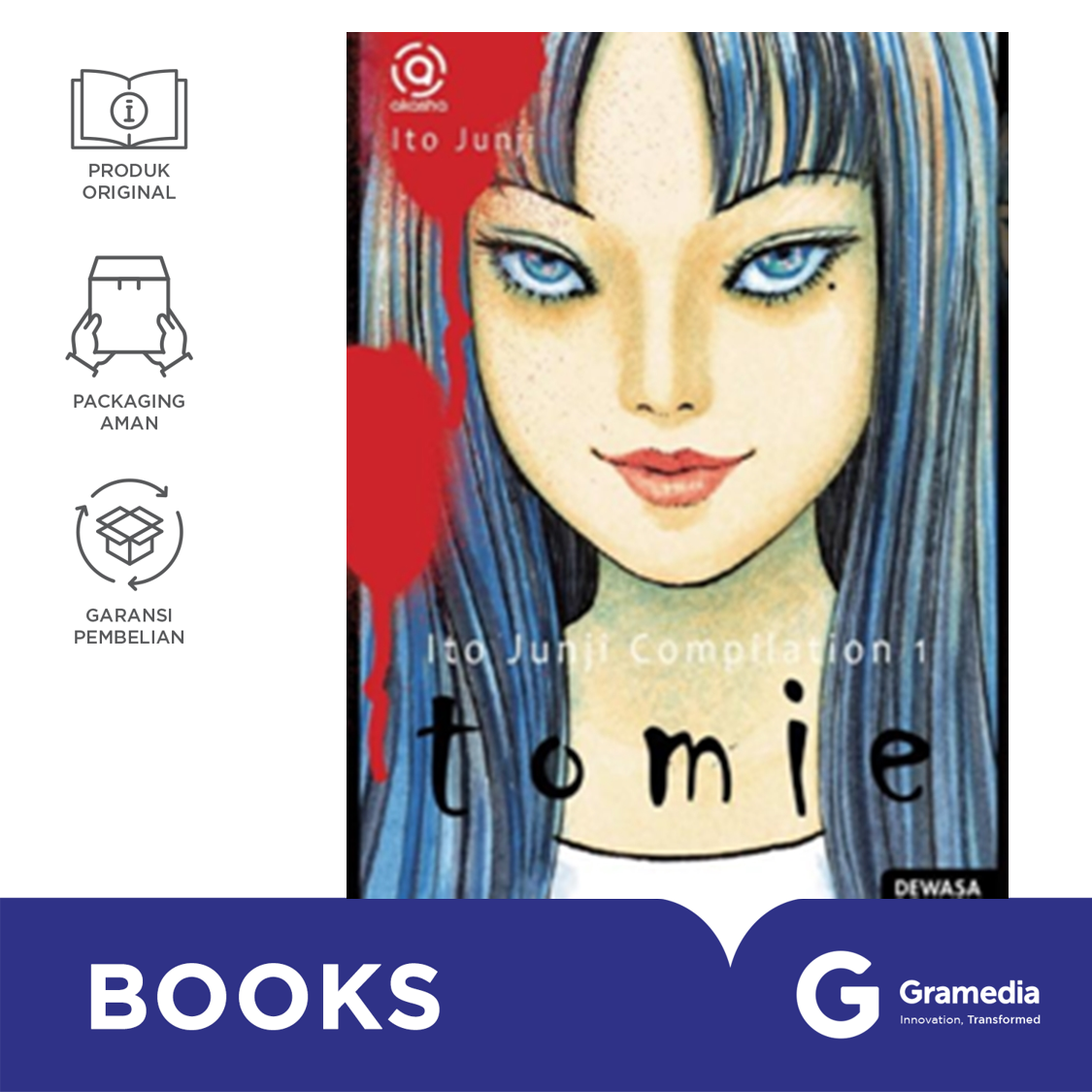 AKASHA : ITO JUNJI COMPILATION 01 - TOMIE PART 1 | Lazada Indonesia