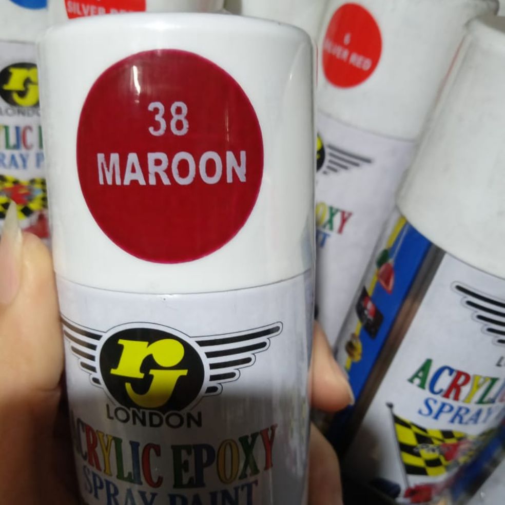 Pilok/Pylok/Cat Semprot RJ 150cc Merah Maroon (38) MARON MARUN | Lazada ...