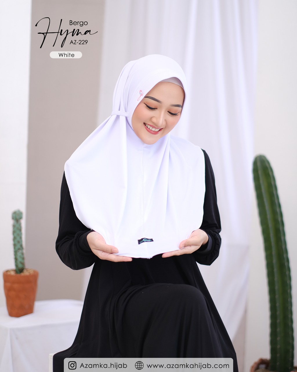 BERGO HYMA/AZAMKA HIJAB ORI/AZAMKA/COD | Lazada Indonesia