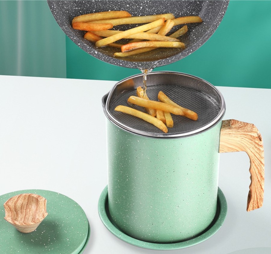 Kitchen Filter Oil Can Storage / Pot Kaleng Tempat Simpan Saringan ...