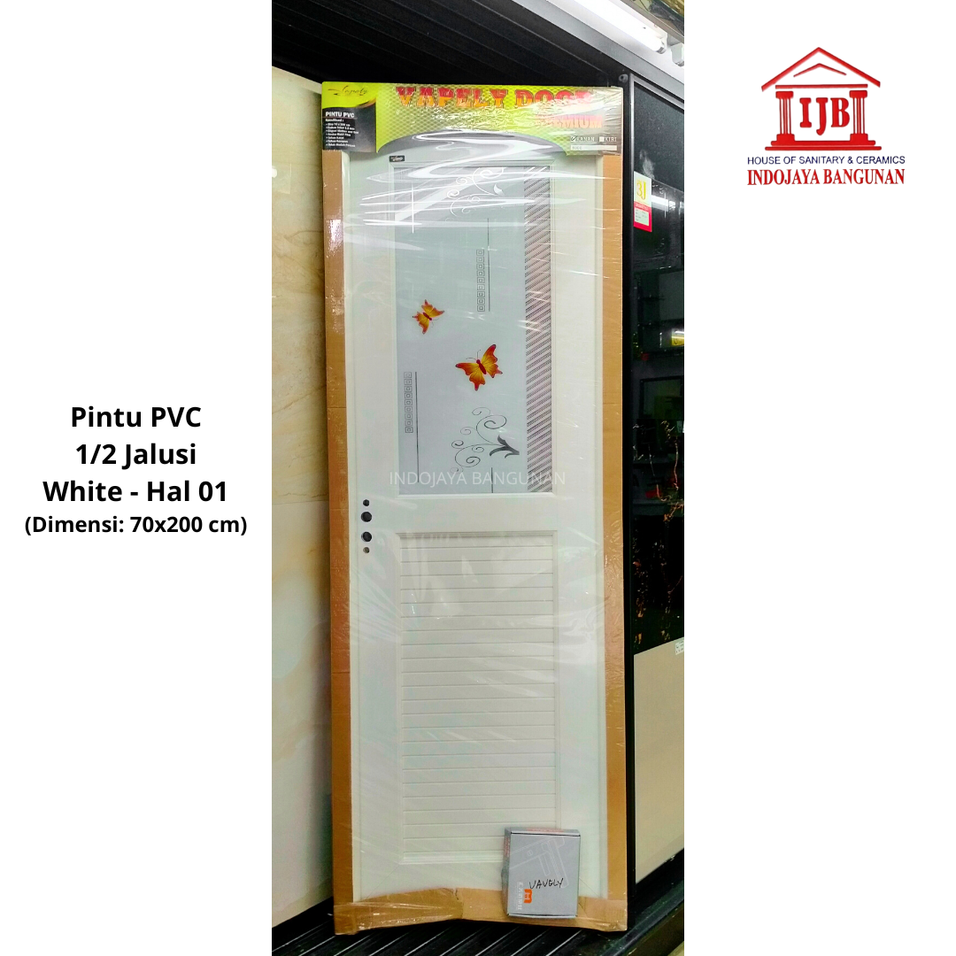 Pintu PVC Tebal Kamar Mandi Jati Coklat Putih | Lazada Indonesia