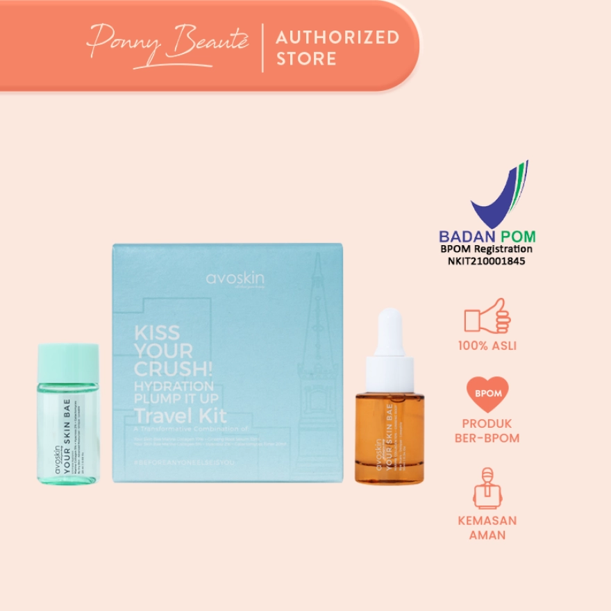 Avoskin Kiss Your Crush Hydration Plump It Up Travel Kit | Lazada Indonesia