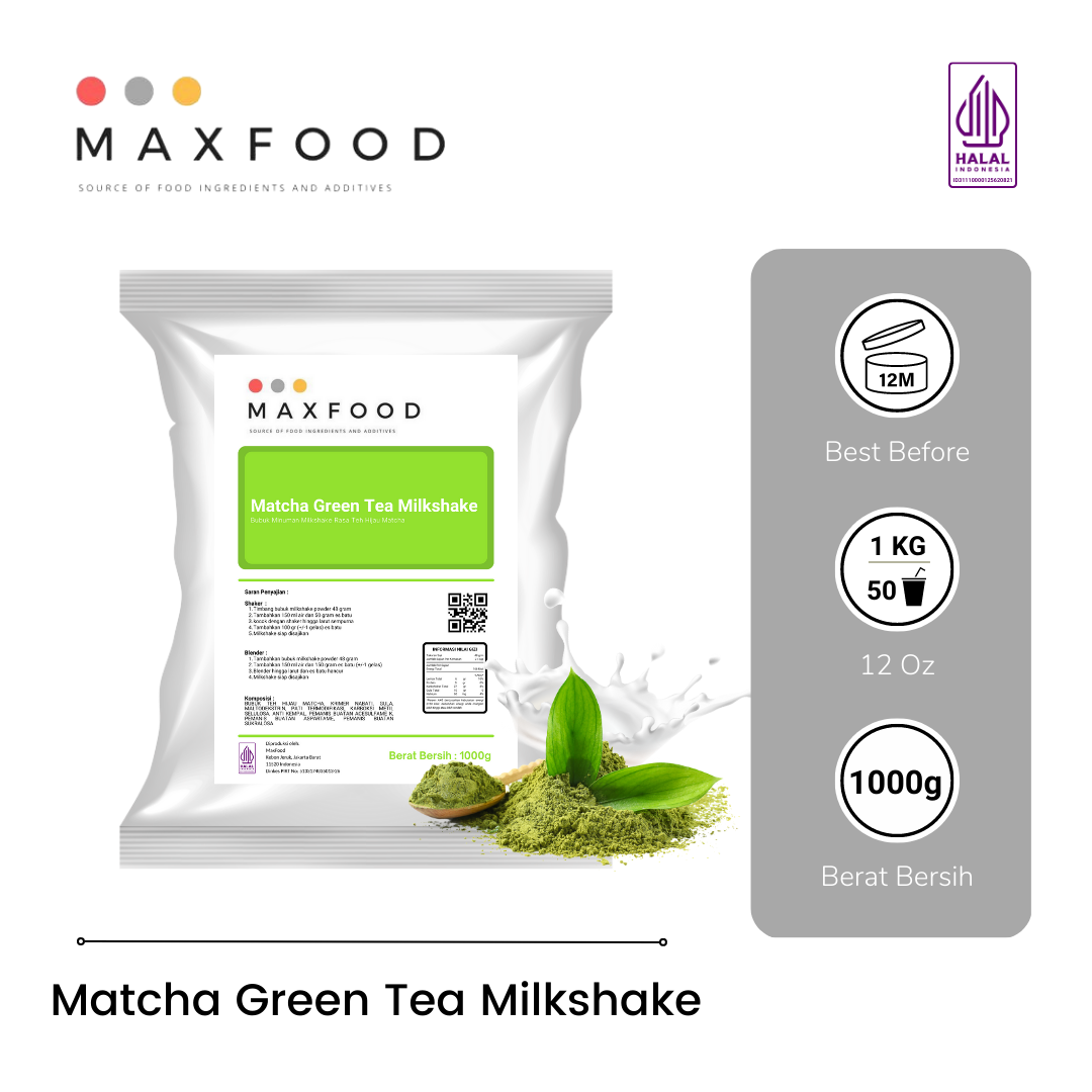 Matcha Milkshake/Bubuk Minuman Green Tea/ Bubuk Minuman Matcha ...