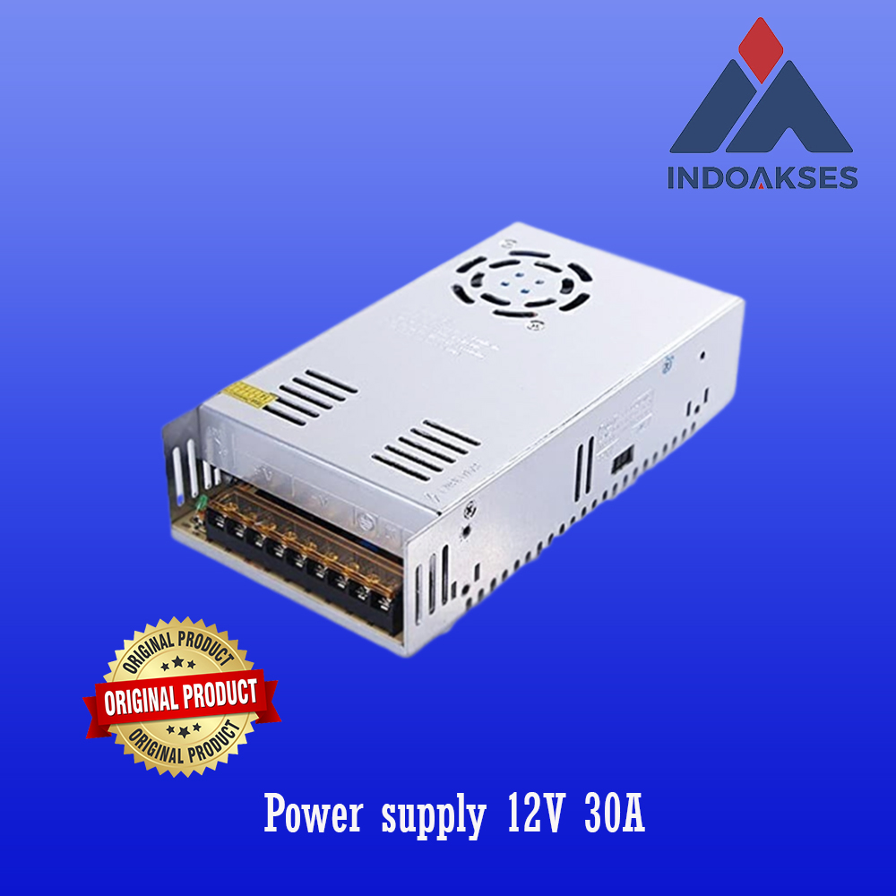 Power Supply 30A Adaptor Switching 12 Volt 30 Amper PSU 12V 30A ...