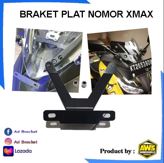 Braket Plat Nomor Xmax / Yamaha Xmax / Plat nomor Yamaha | Lazada Indonesia