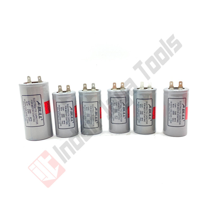 BULL Kapasitor Starting 100 uF Capacitor 250V 250 VAC Pompa Kompresor ...