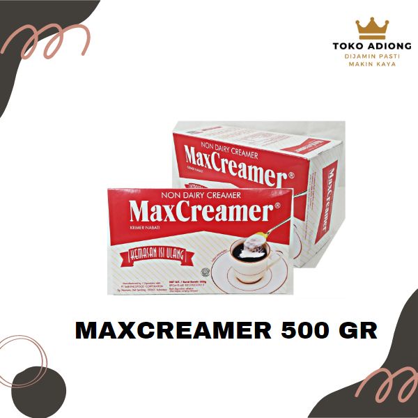 MAX CREAMER KEMASAN 500GR KRIMER NABATI - NONDAIRY CREAMER - krimer ...
