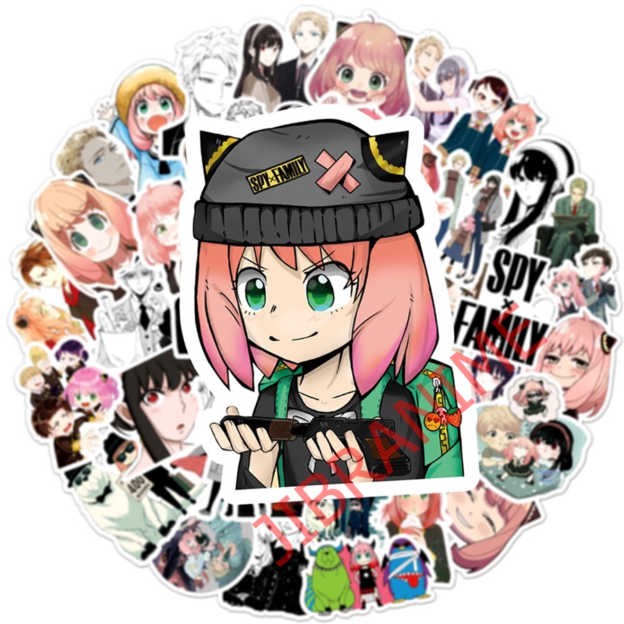 Stiker anime Spay x family vinyl/cromo | Lazada Indonesia