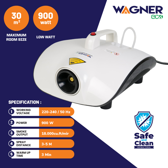 WAGNER ECO Disinfection Fogging Machine / Mesin Fogging 900W (WF-900 ...