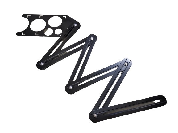 Penggaris Lipat 6 Sudut Siku Pola Multifungsi Alat Ukur Keramik Lubang ...