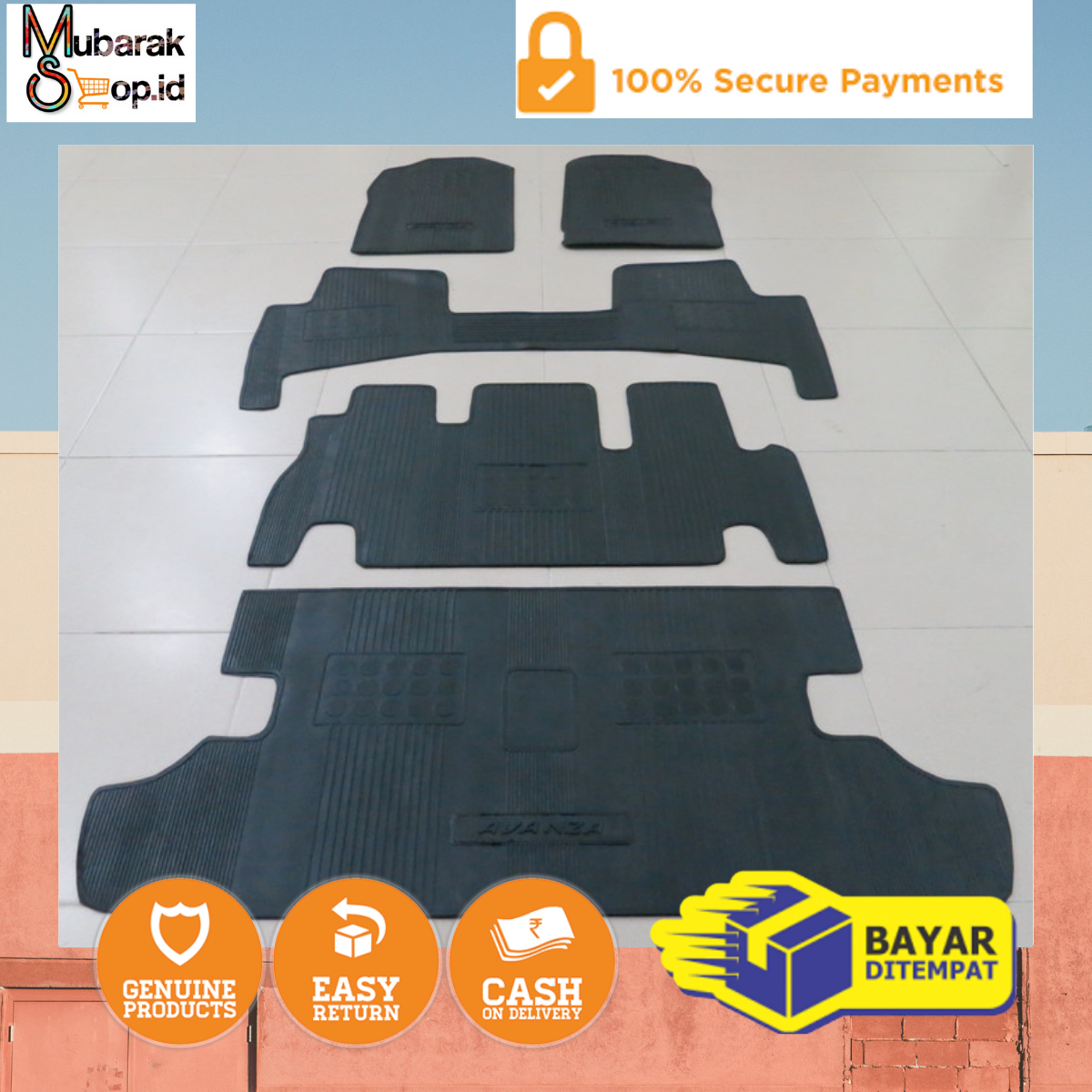 KARPET KARET LANTAI FULL SET MOBIL AVANZA LAMA / VVTI 2004 - 2011 ...