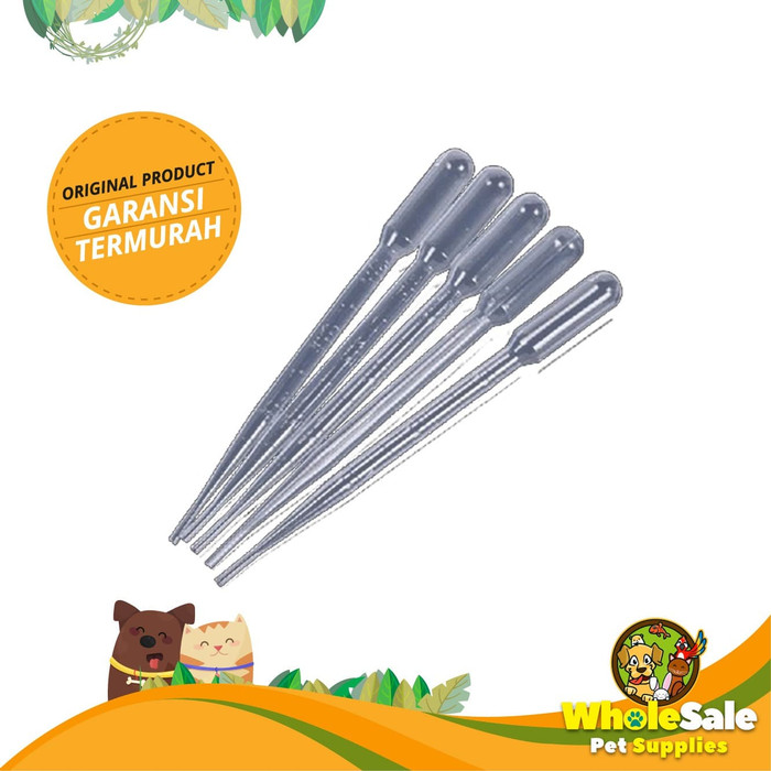 Pipet Susu/Obat untuk Kucing Anjing kelinci dan hewan kecil lain 3 ml ...