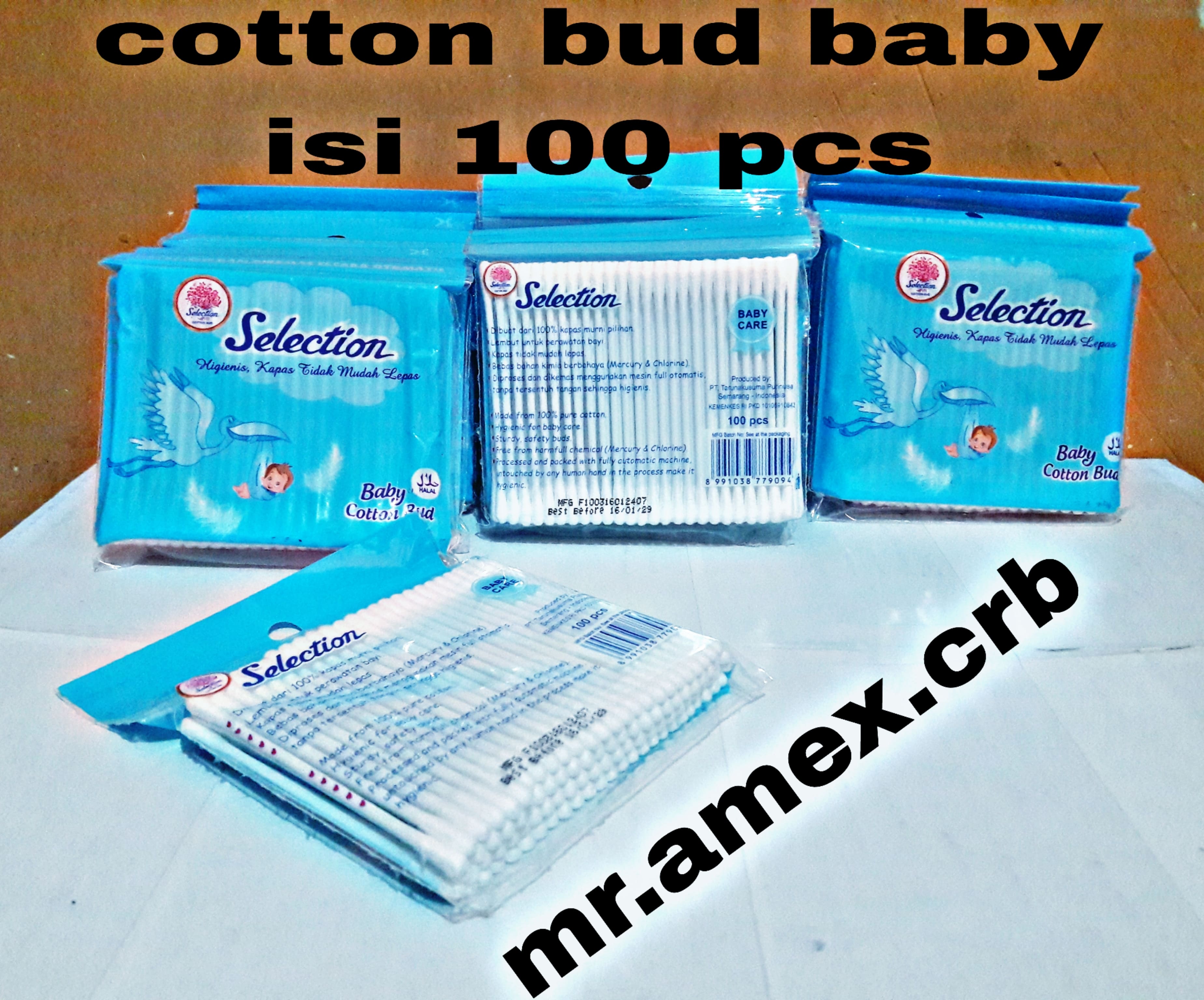 cotton bud baby selection ( cotton bud baby ) isi 100 pcs | Lazada ...