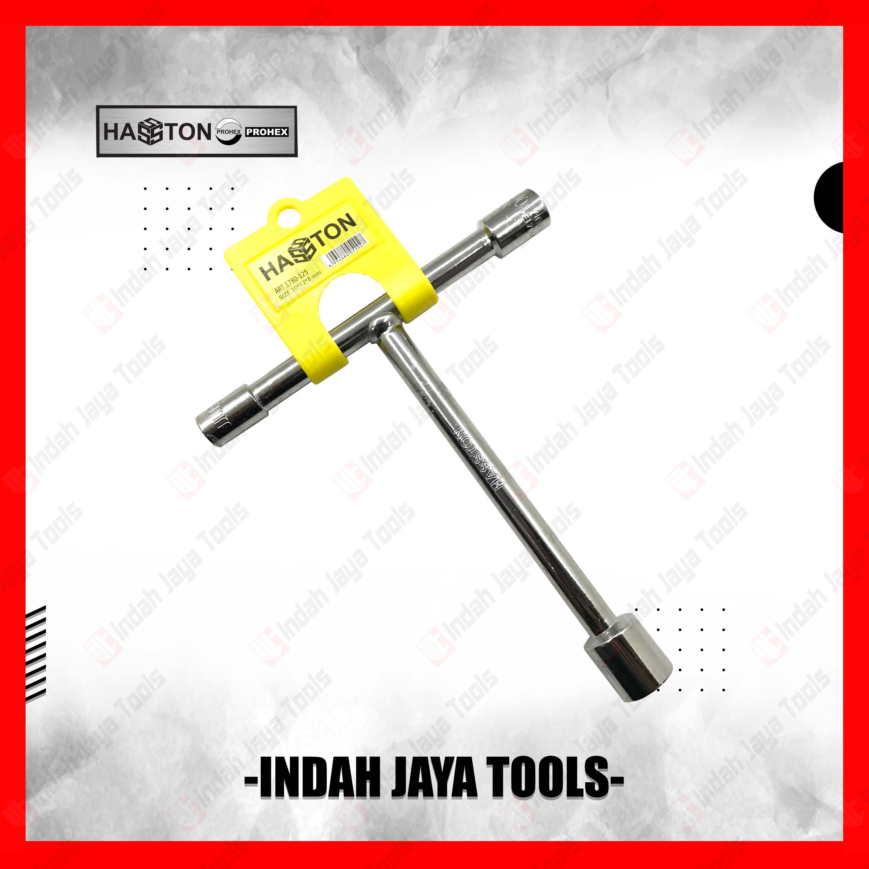 HASSTON Kunci Sok T 3 WAY 8 10 12 14 mm 3 Shock Soket Sock Prohex ...