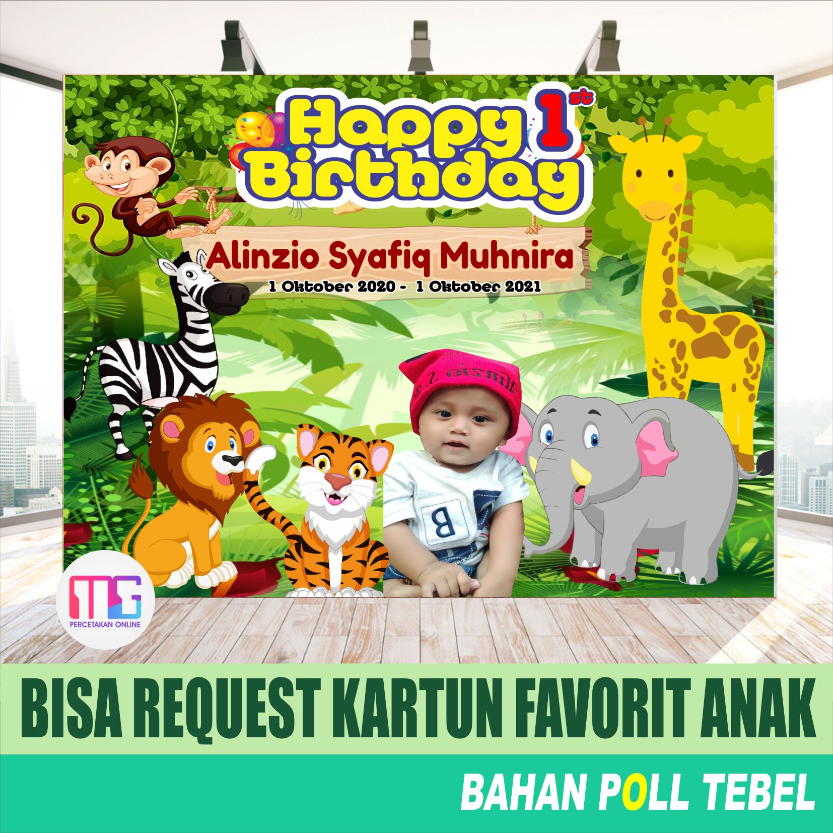 Spanduk ulang tahun anak laki laki Tema binatang - banner ulang tahun ... Spanduk ulang tahun anak laki laki Tema binatang - banner ulang tahun ...