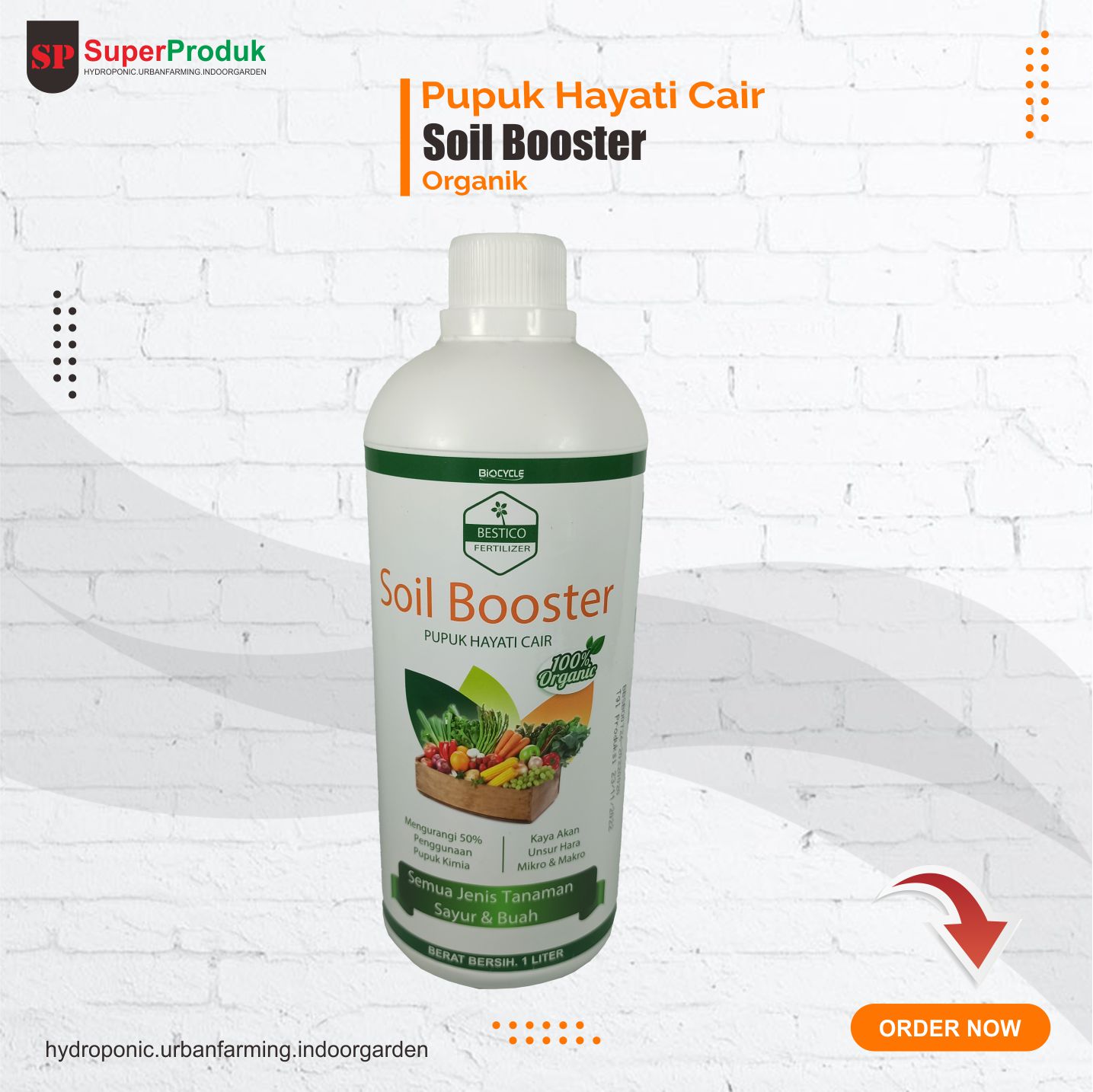 Pupuk Hayati Organik cair soil Booster | Lazada Indonesia