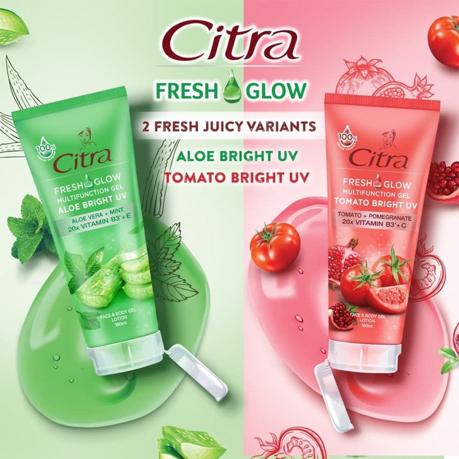 Citra Fresh Glow Multifunction Gel Aloe Vera Tomato | Lazada Indonesia